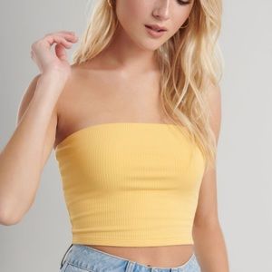Garage | Tops | Garage The Fave Tube Top In Yellow | Poshmark